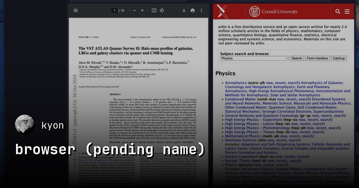 browser (pending name)